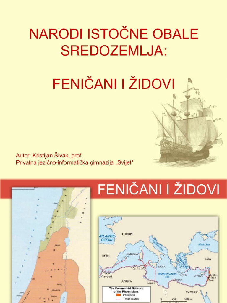 6.povijest Narodi Istone Obale Sredozemlja Feniani I I Idovi | PDF
