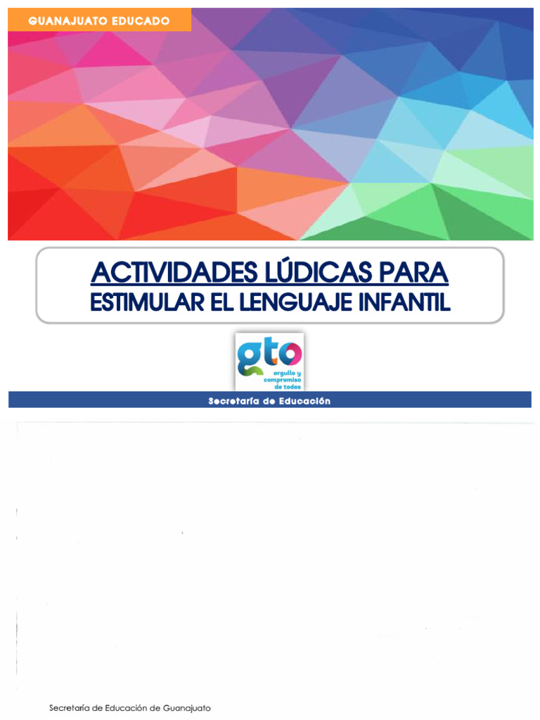 Estrategias Lúdicas para Estimular El Lenguaje Infantil | PDF