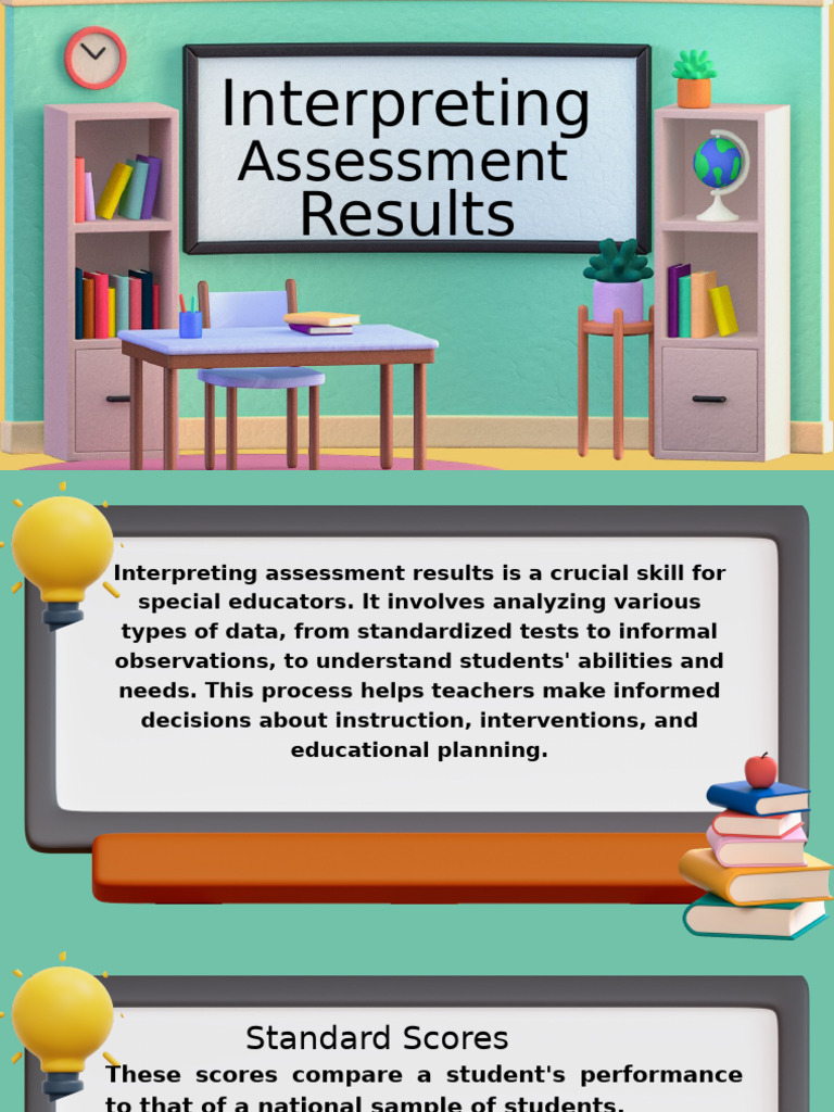 Interpreting Assessment Result | PDF | Educational Assessment | Special ...