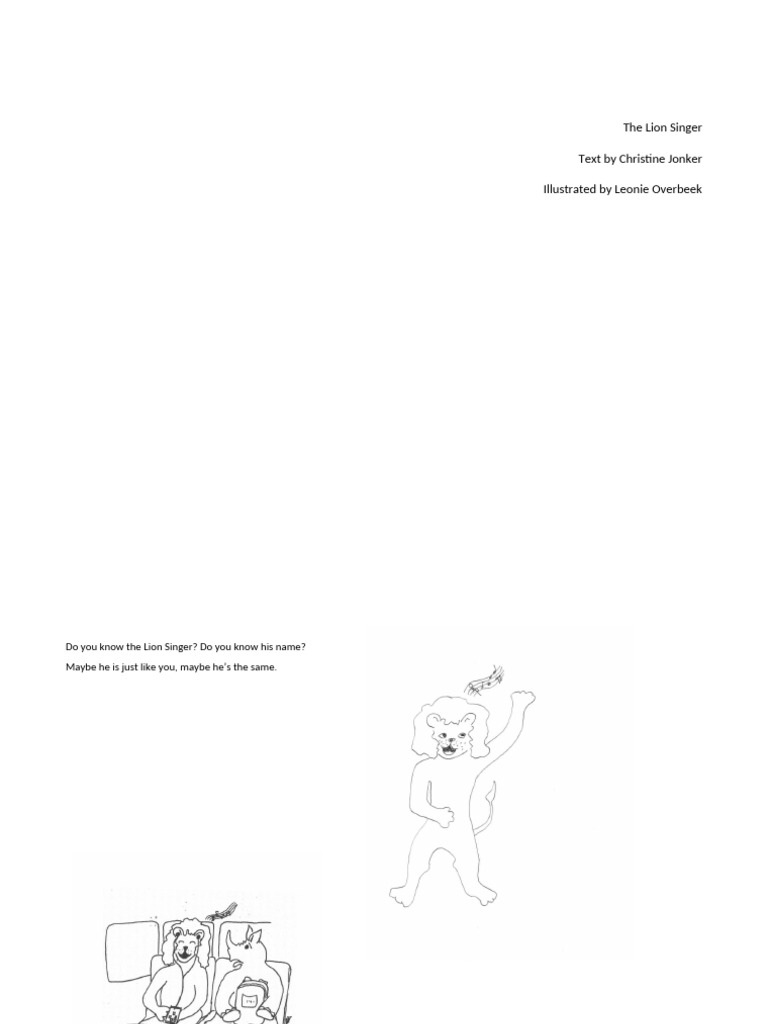 The Lion Singer | PDF