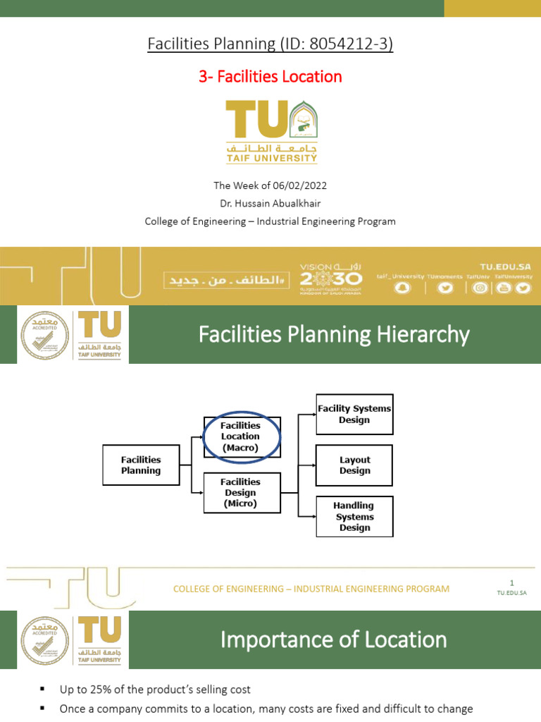 3 Facility Location Pdf Cost Of Living Labour Economics