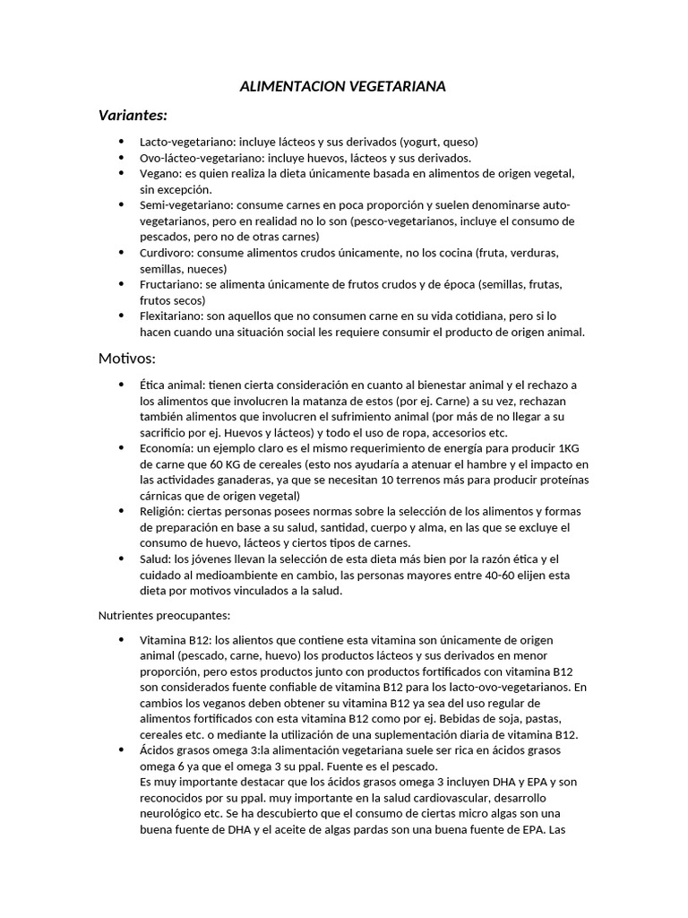 Alimentacion Vegetariana | PDF | Vegetarianismo | Alimentos
