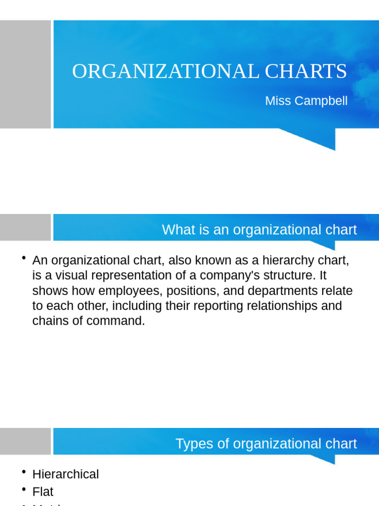 Types of Organizational Charts Explained | PDF