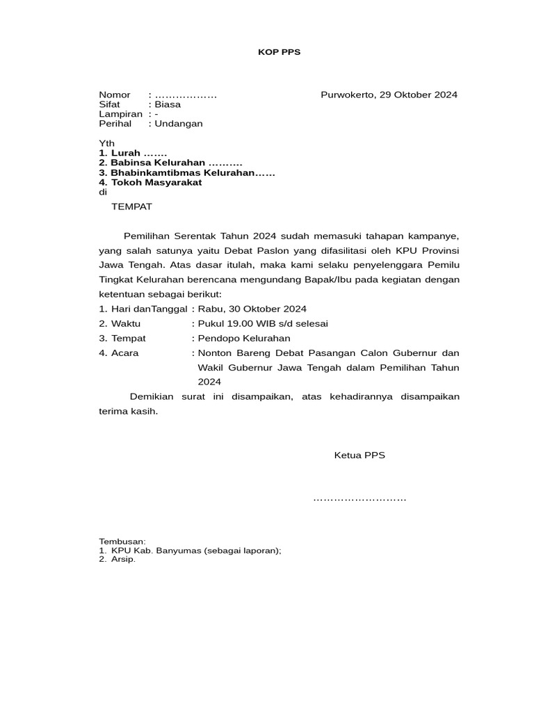 Undangan Nobar Utk PPS | PDF