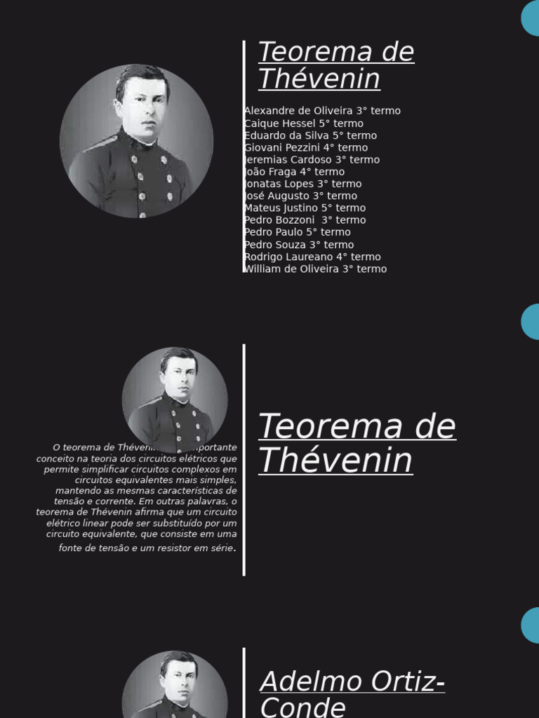 Teorema de Thévenin em Circuitos Elétricos | PDF | Rede elétrica ...