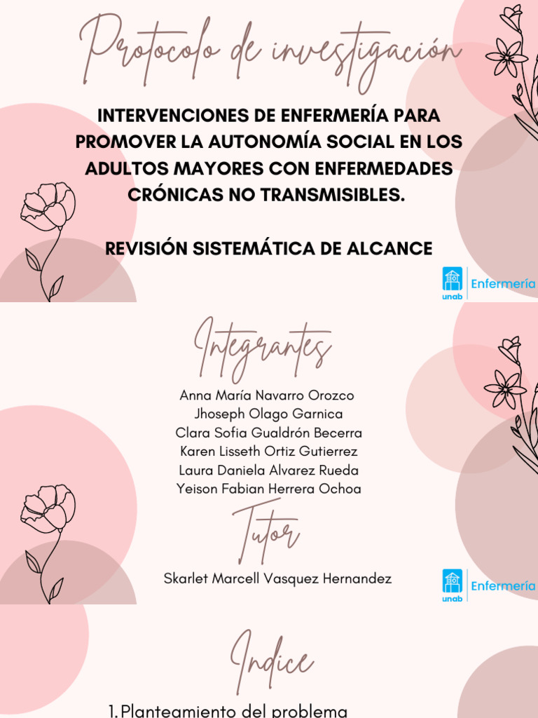 Protocolo de Investigación | PDF | Las enfermedades no transmisibles | Vejez