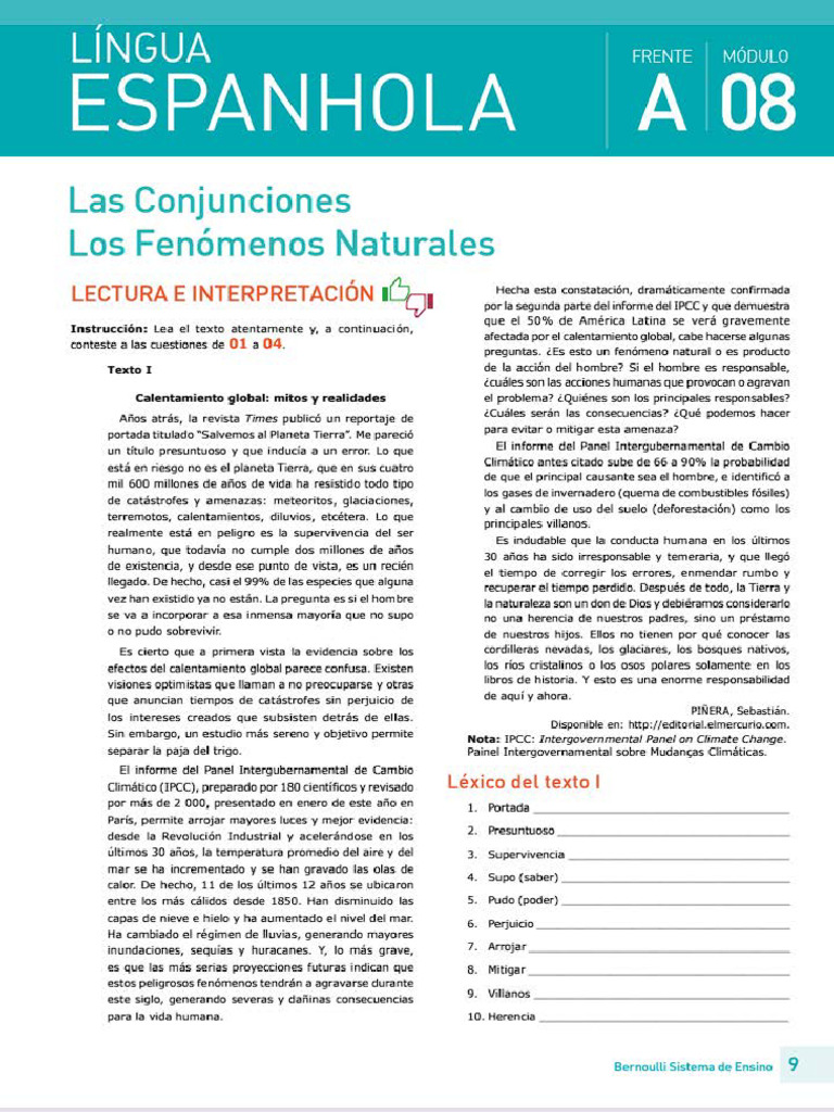 A08 Los Conjunciones | PDF