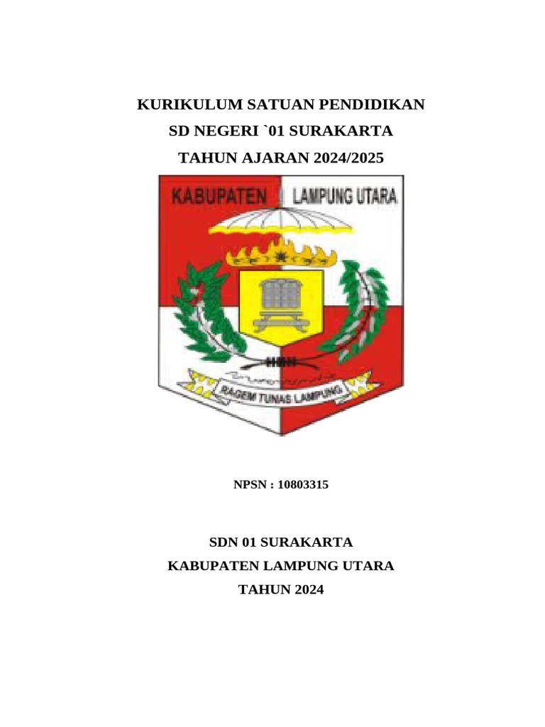 Contoh Form KSP 2024 - 2025 | PDF