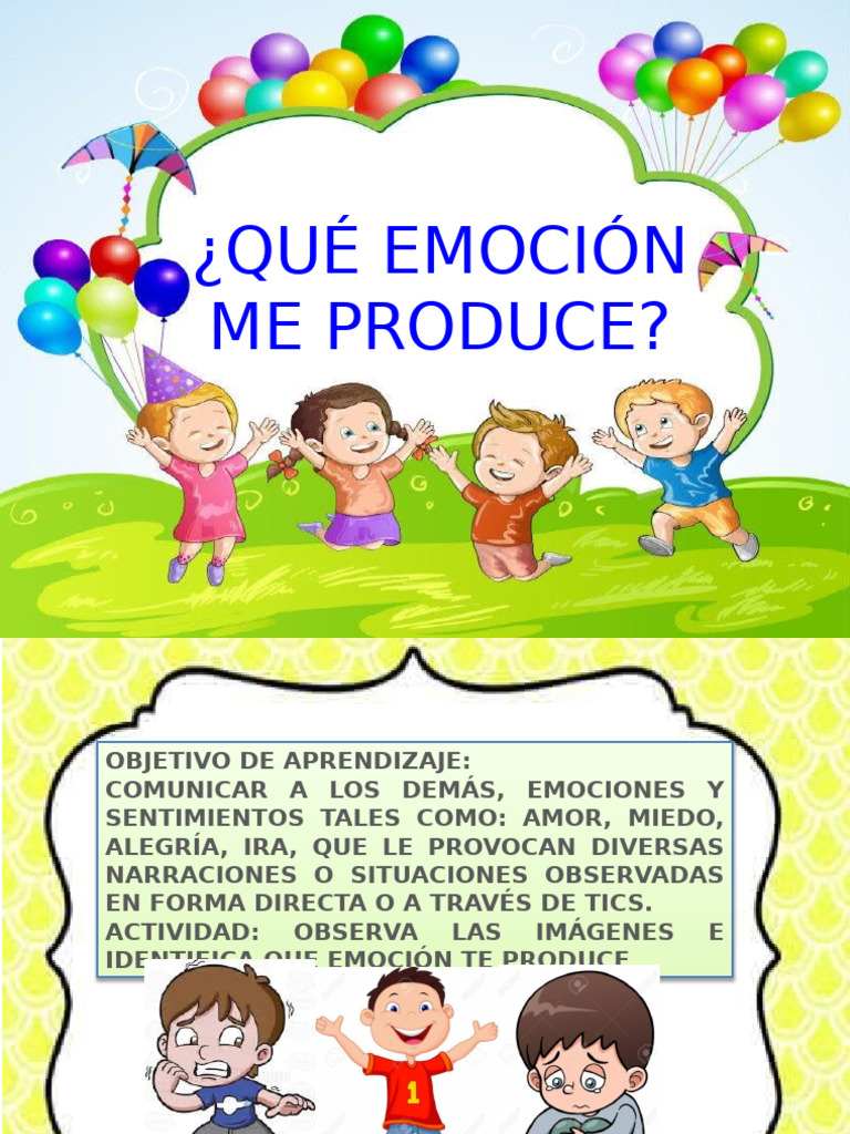 Que Emocion Me Produce | PDF