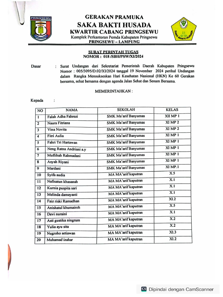 SPT SBH Ke HKN 60 TH 2024 | PDF