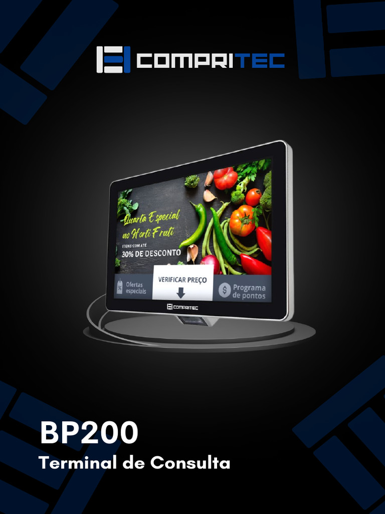 Terminal de Consulta BP200 com Scanner 2D | PDF