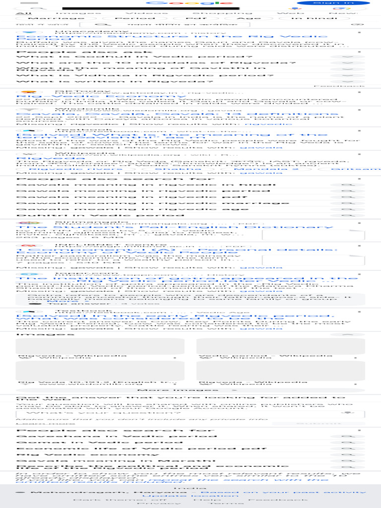 Gawala Meaning in Rigvedic - Google Search | PDF | Vedas | Indian Religions