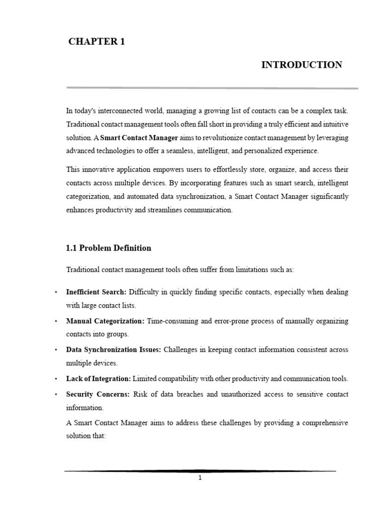 Final Year Project (Smart Contact Manager) | PDF | Cloud Computing | Security