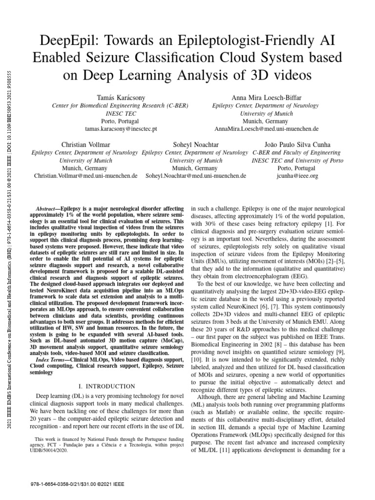 DeepEpil Towards An Epileptologist-Friendly AI Enabled Seizure ...