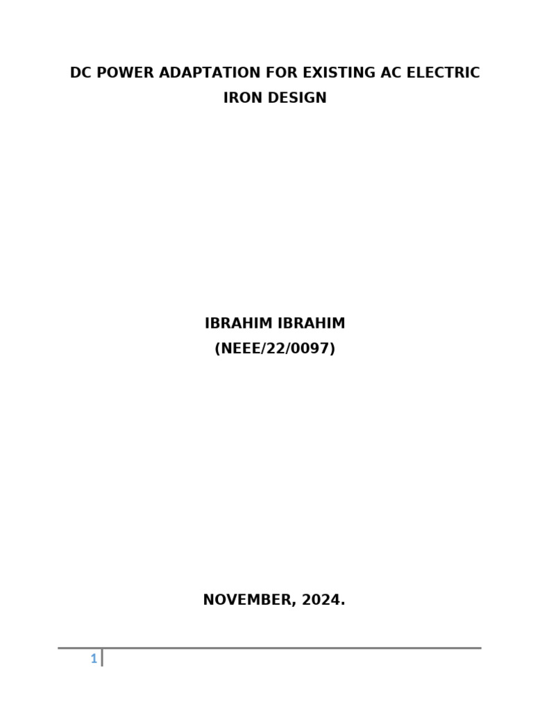 Ibrahim Ibrahim Complete Project Pdf Efficient Energy Use Textiles