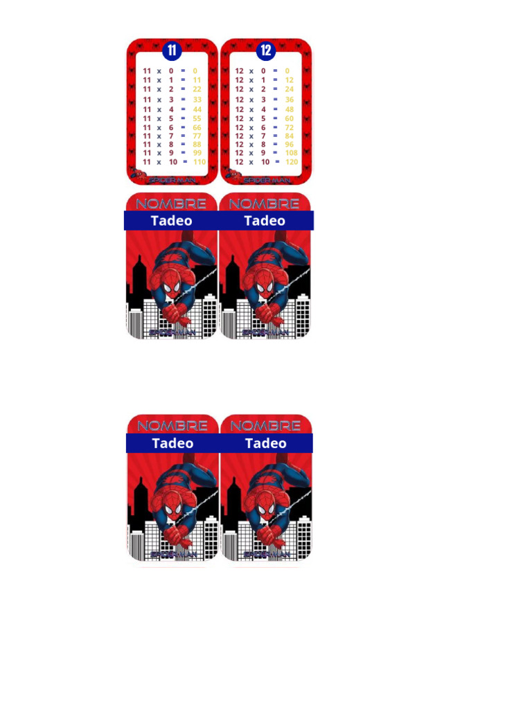 Tablas de Multiplicar de Spiderman en PDF 6.pdf - 20241126 - 194408 ...