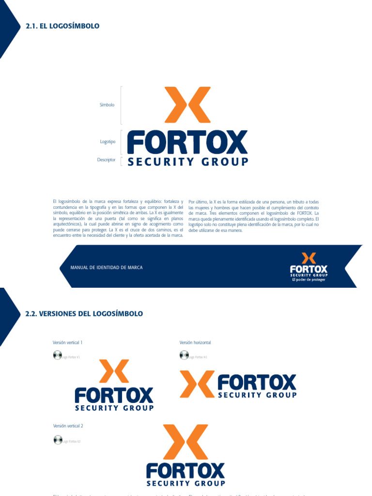 Manual de Logosímbolo FORTOX | PDF | Marca | Logos