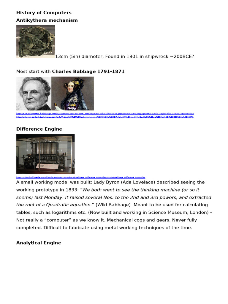 Early Computer Innovations | PDF | Office Equipment | Computer Engineering