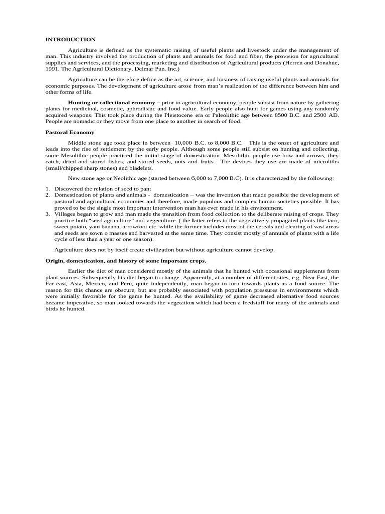 Module-in-Agric-101-Principles-of-Crop-production 1 | PDF | Agriculture | Rice