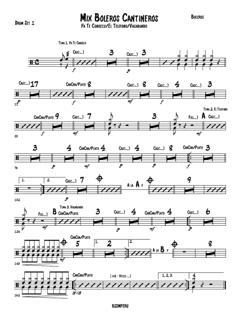 Mix Boleros Cantineros | PDF