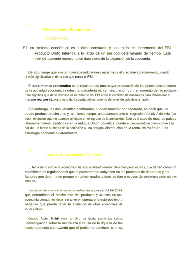 Teorías del Crecimiento Económico | PDF | Crecimiento económico | Producto Interno Bruto