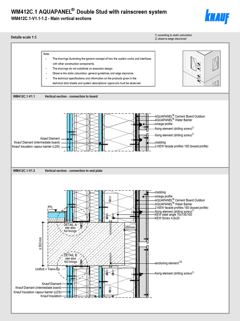 WM412C.1-V1.1-1.2 Main Vertical Sections | PDF | Civil Engineering ...