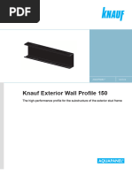 Knauf CW Profile Studs Technical Datasheet | PDF | Business