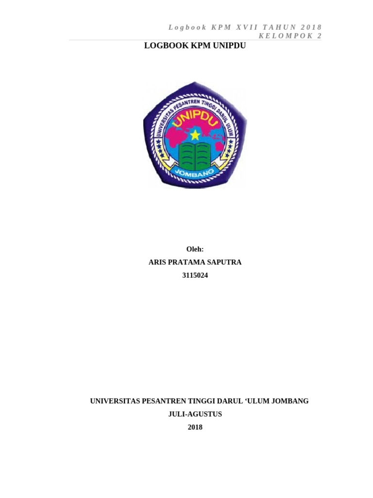 Logbook KPM Unipdu | PDF