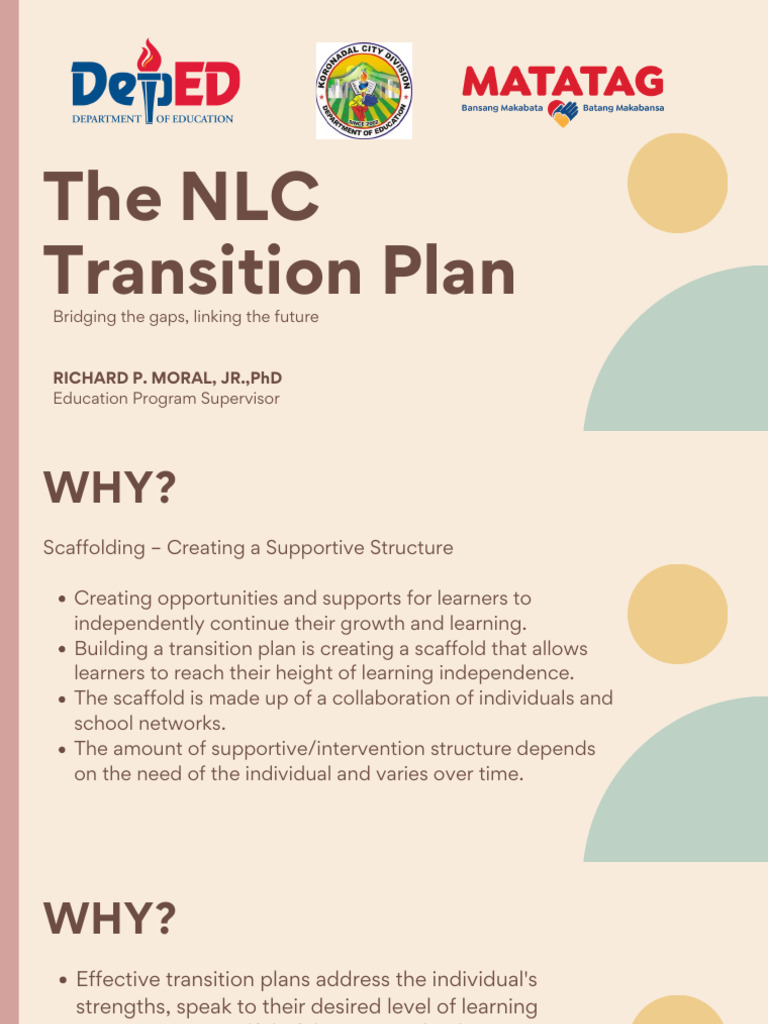 Transition Plan | PDF | Learning | Behavior Modification