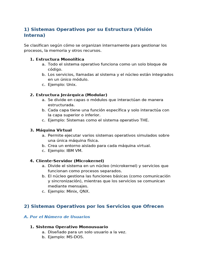 Definiciones Sistema | PDF | Sistema operativo | Kernel (sistema operativo)