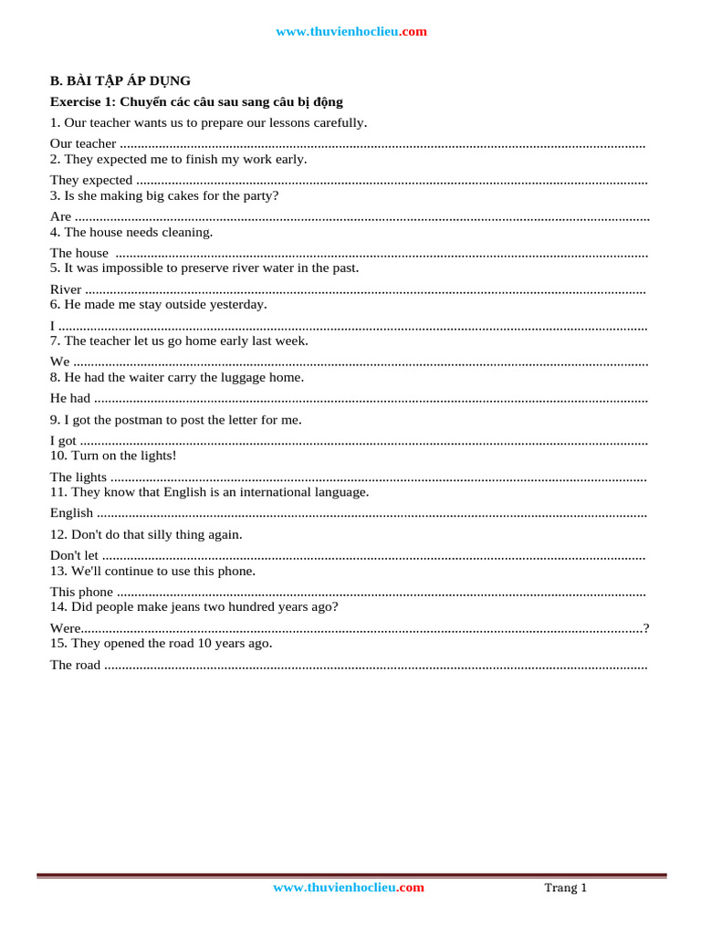 Passive Sentence | PDF