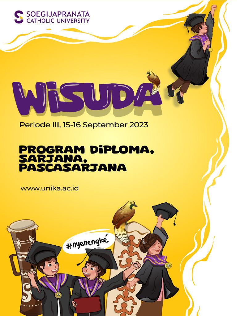 Buku Wisuda III Tahun 2023 Soegijapranata Catholic University | PDF