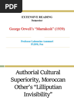 Orwell's Marrakech: Colonialism Exposed | PDF | George Orwell