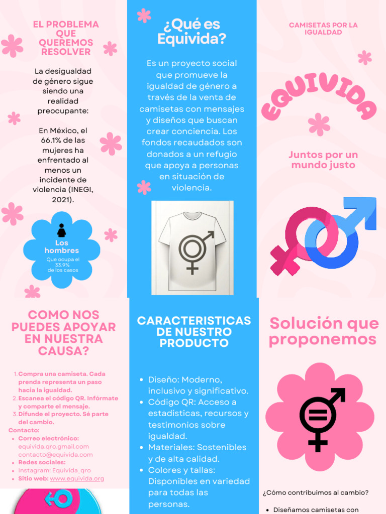 Triptico Igualdad de Genero | PDF