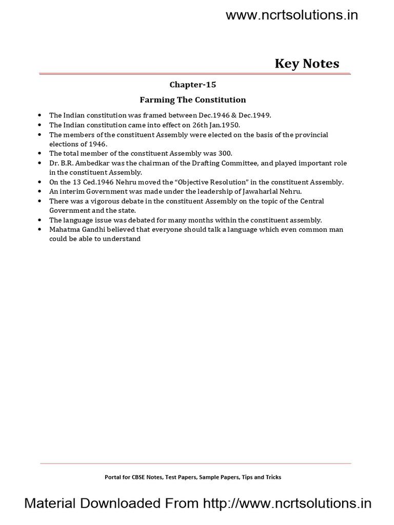 Chapter 15 Framing and The Constitution | PDF