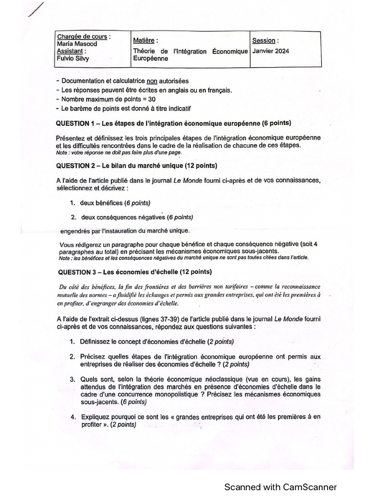 Examen Eco | PDF
