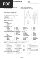 Socrates Pain Assessment | PDF | Pain | Peripheral Neuropathy