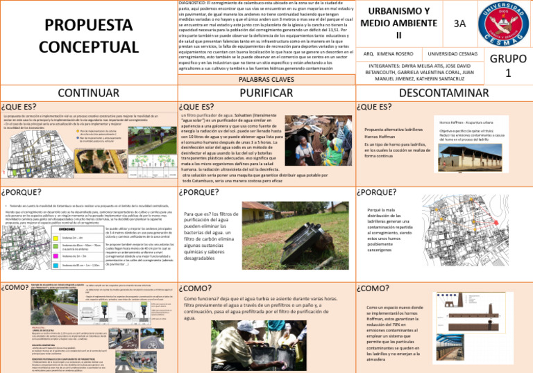 Propuesta Conceptual - 3a | PDF | Agua | Contaminación