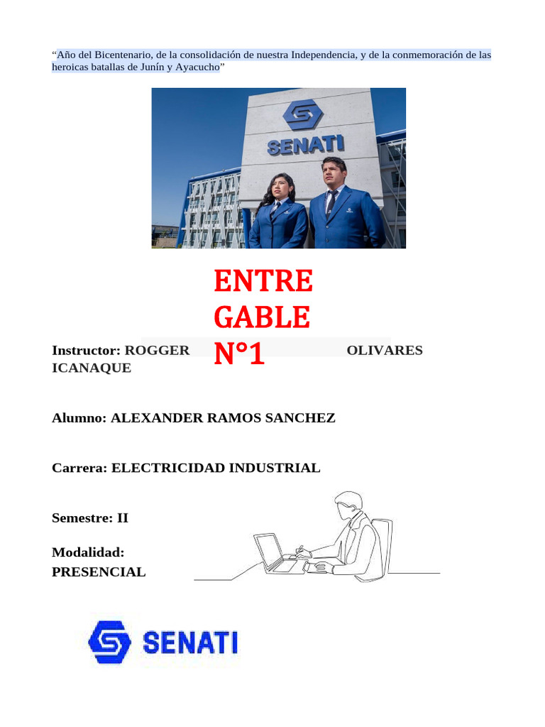 Entregable N°1 Ramos Sanchez Eléctricidad Basica | PDF | Bomba | Software