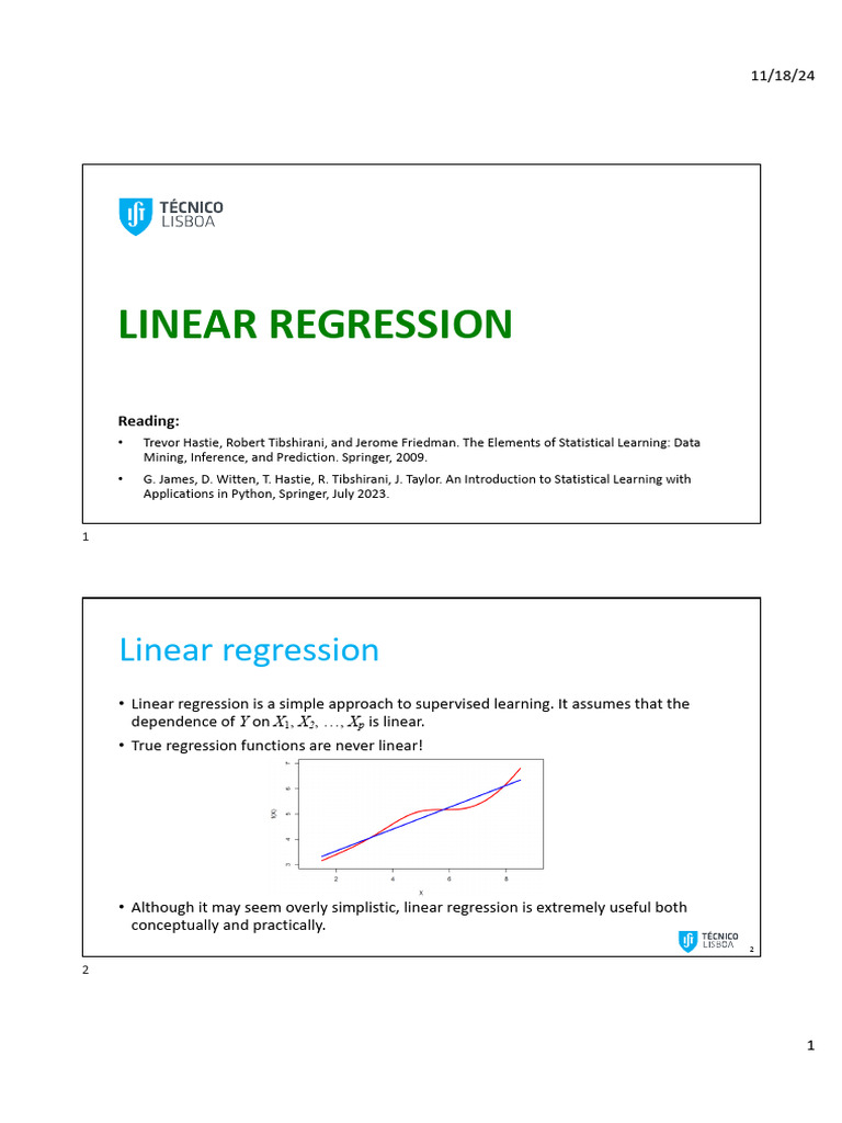 AA3 - Linear Regression - 2024 | PDF | Errors And Residuals ...