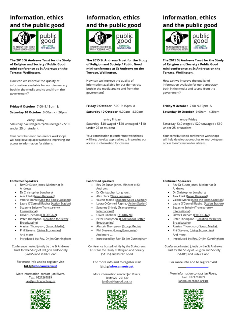 Satrs Conference Intro Leaflet | PDF