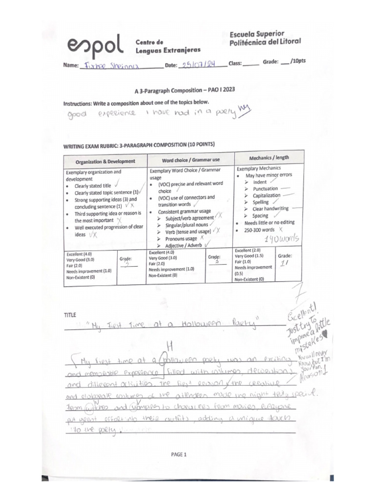 A3 Paragraph Composition | PDF