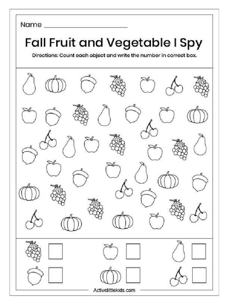 Ispy Fruit Veg | PDF