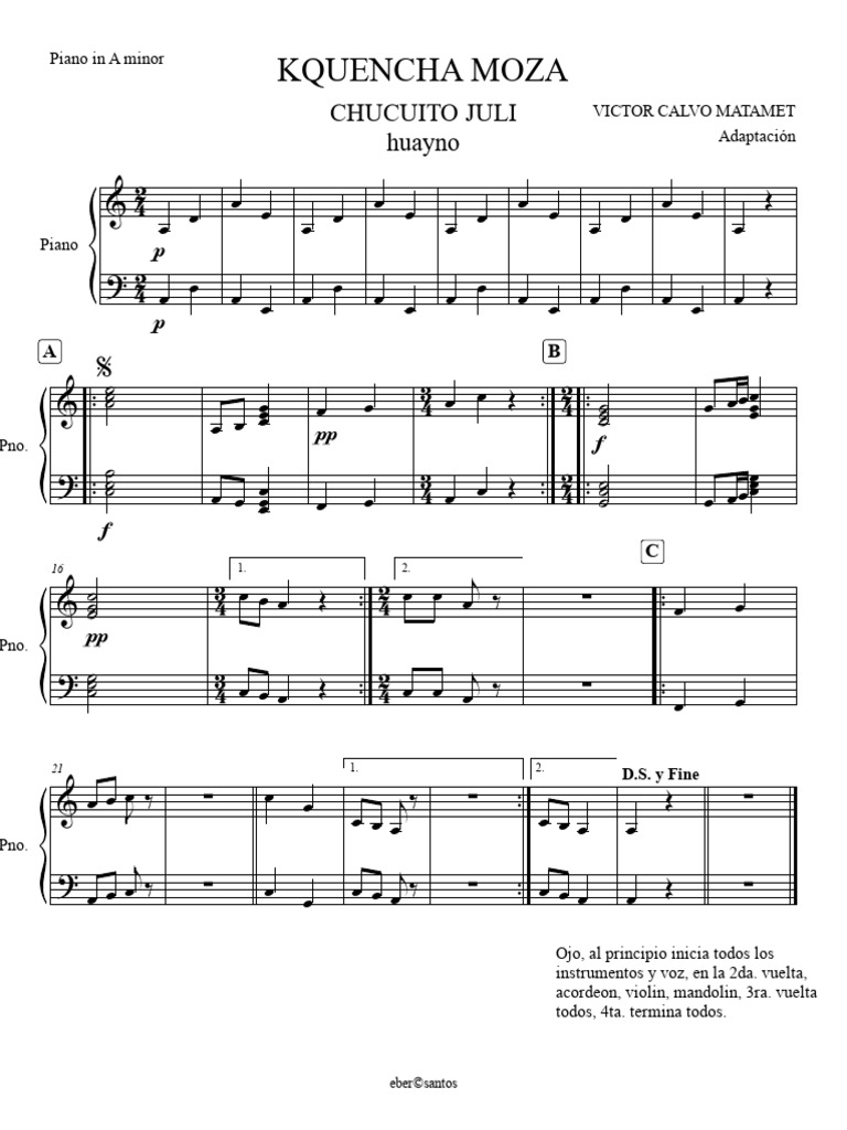 Chucuito Juli Piano | PDF