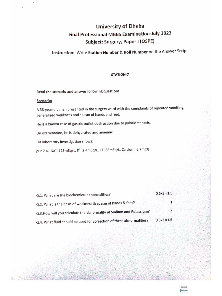 Data Surgery Ospe | PDF