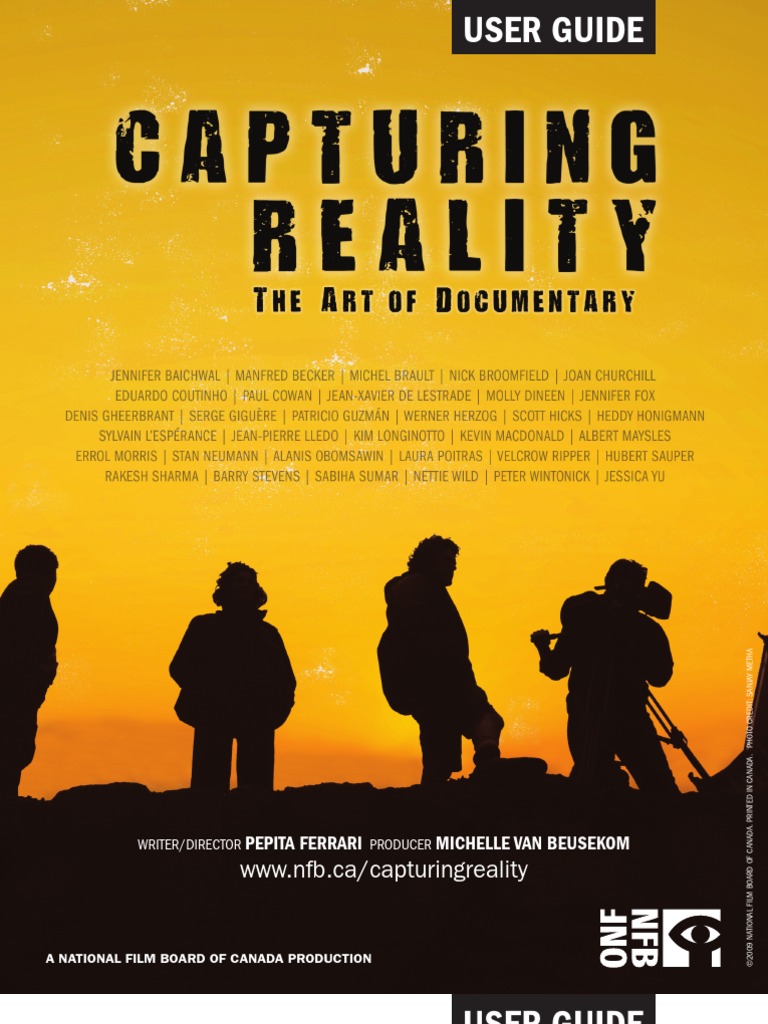 Capturing Reality Ug Final Pdf Documentary Film Filmmaking
