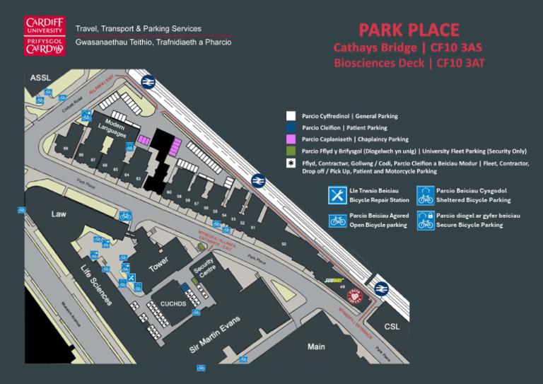 Park Place Active Travel and Parking Map | PDF
