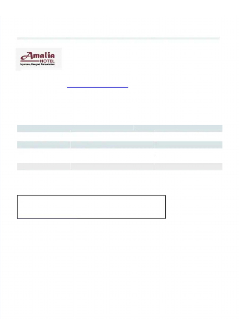 PDF 1 Contoh Bill Hotel Secara Umum - Compress PDF | PDF