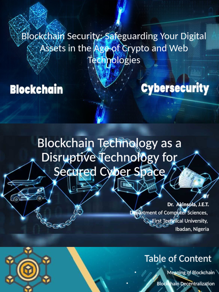 Blockchain Presentation Jet | PDF | Security | Computer Security