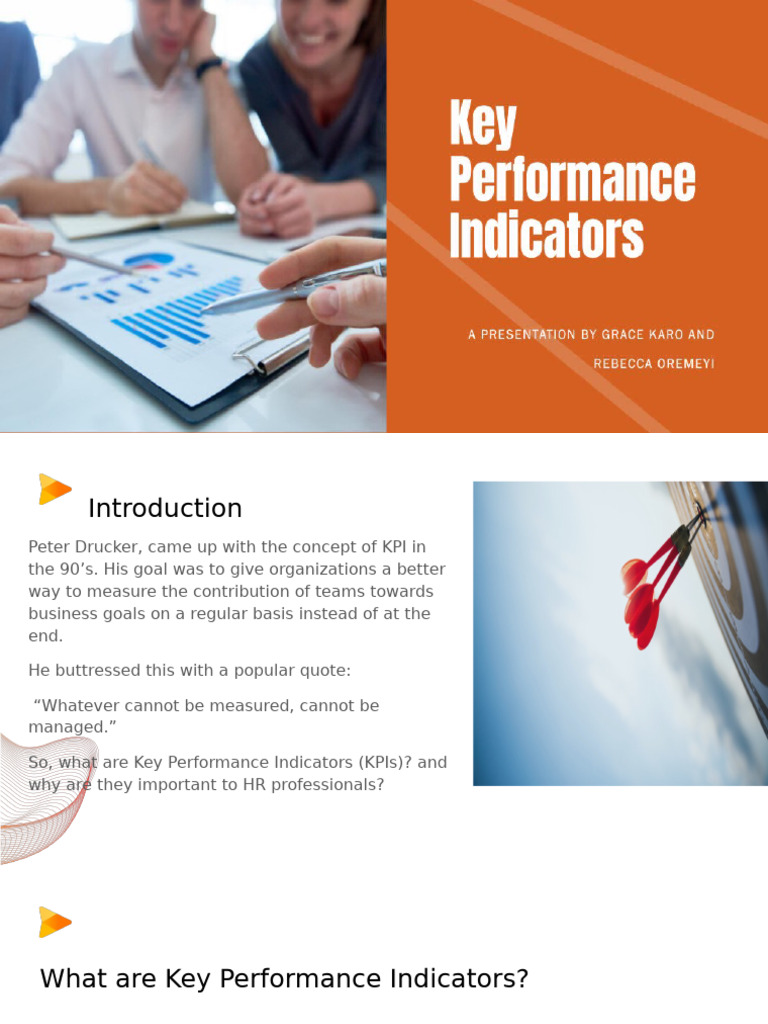 KPI Presentation | PDF | Performance Indicator | Employee Retention